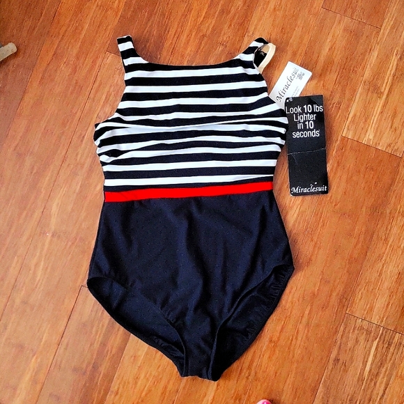 Miraclesuit | Swim | Miraclesuit By Swim Shaper Black And White ...